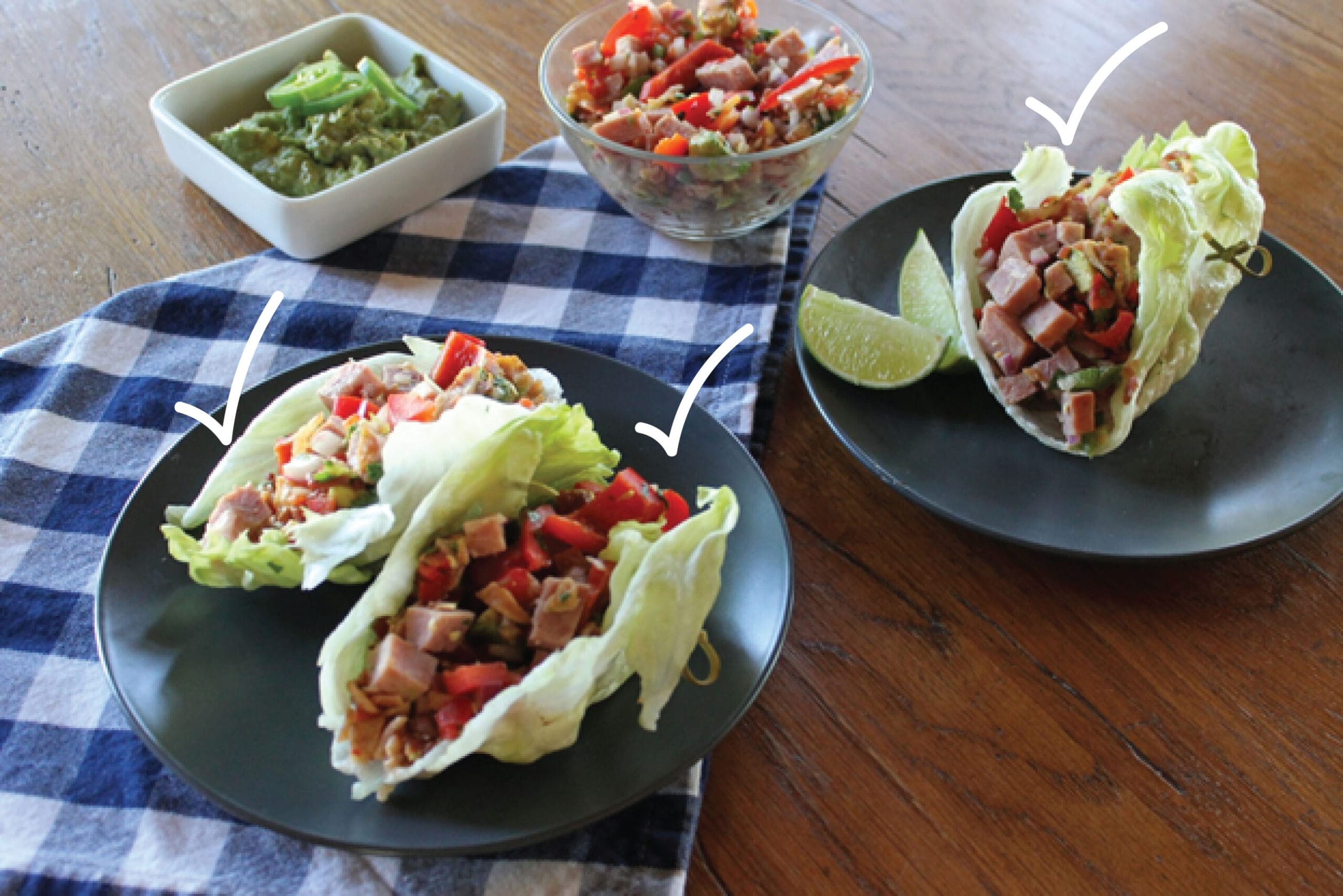 Ham Lettuce Wraps - eatwellshire.com