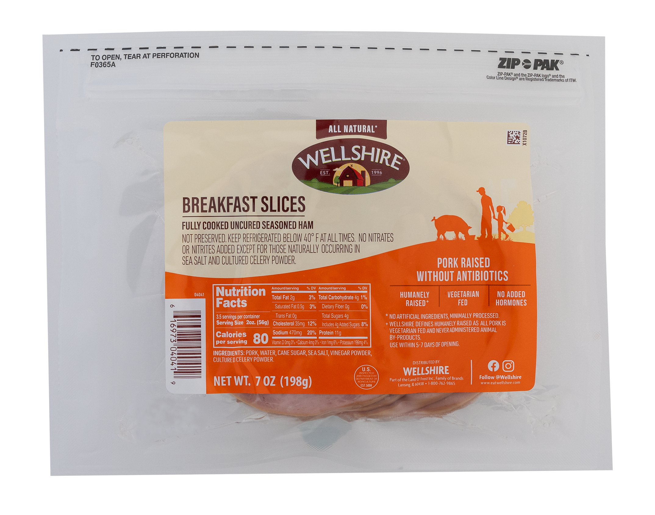 Fully Cooked Ham Breakfast Slices - eatwellshire.com