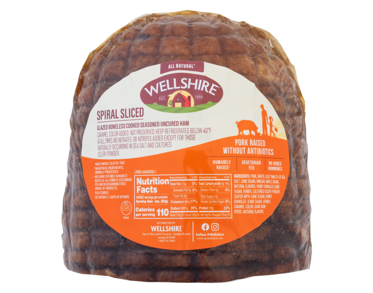 Maple Bourbon Spiral Sliced Semi-Boneless Ham - eatwellshire.com