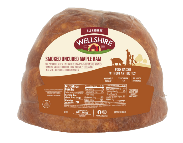Black Forest Fully Cooked Seasoned Uncured Ham Nugget - eatwellshire.com