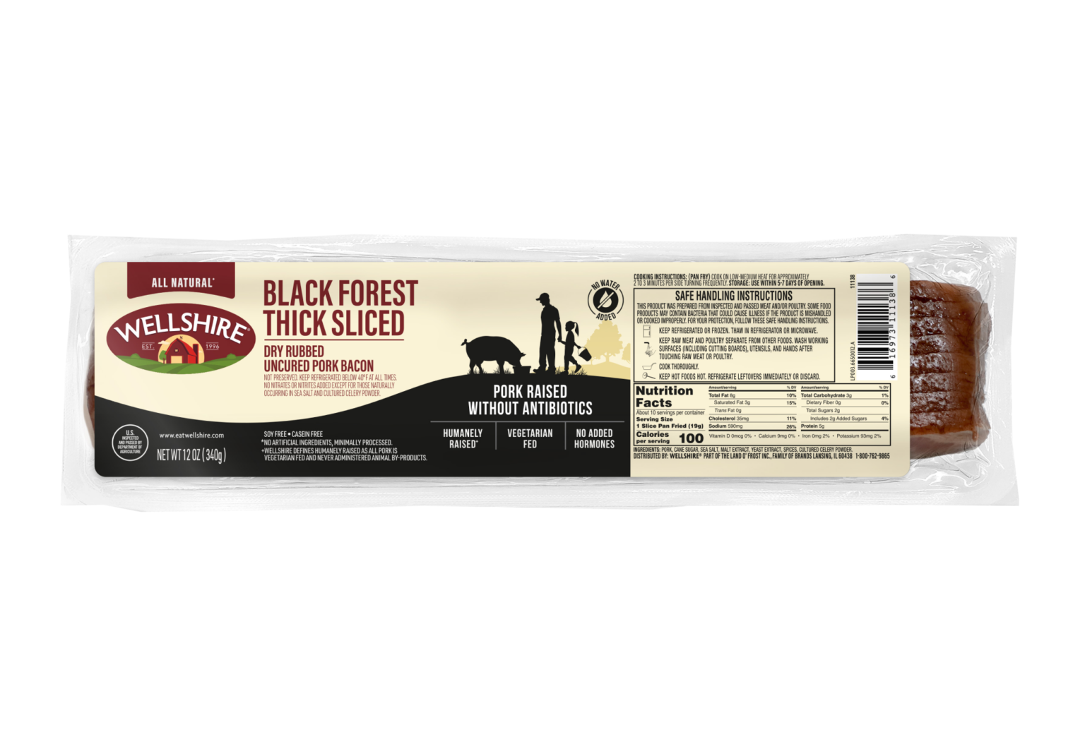 Uncured Bacon | Whole Foods Bacon | Natural Bacon | Wellshire