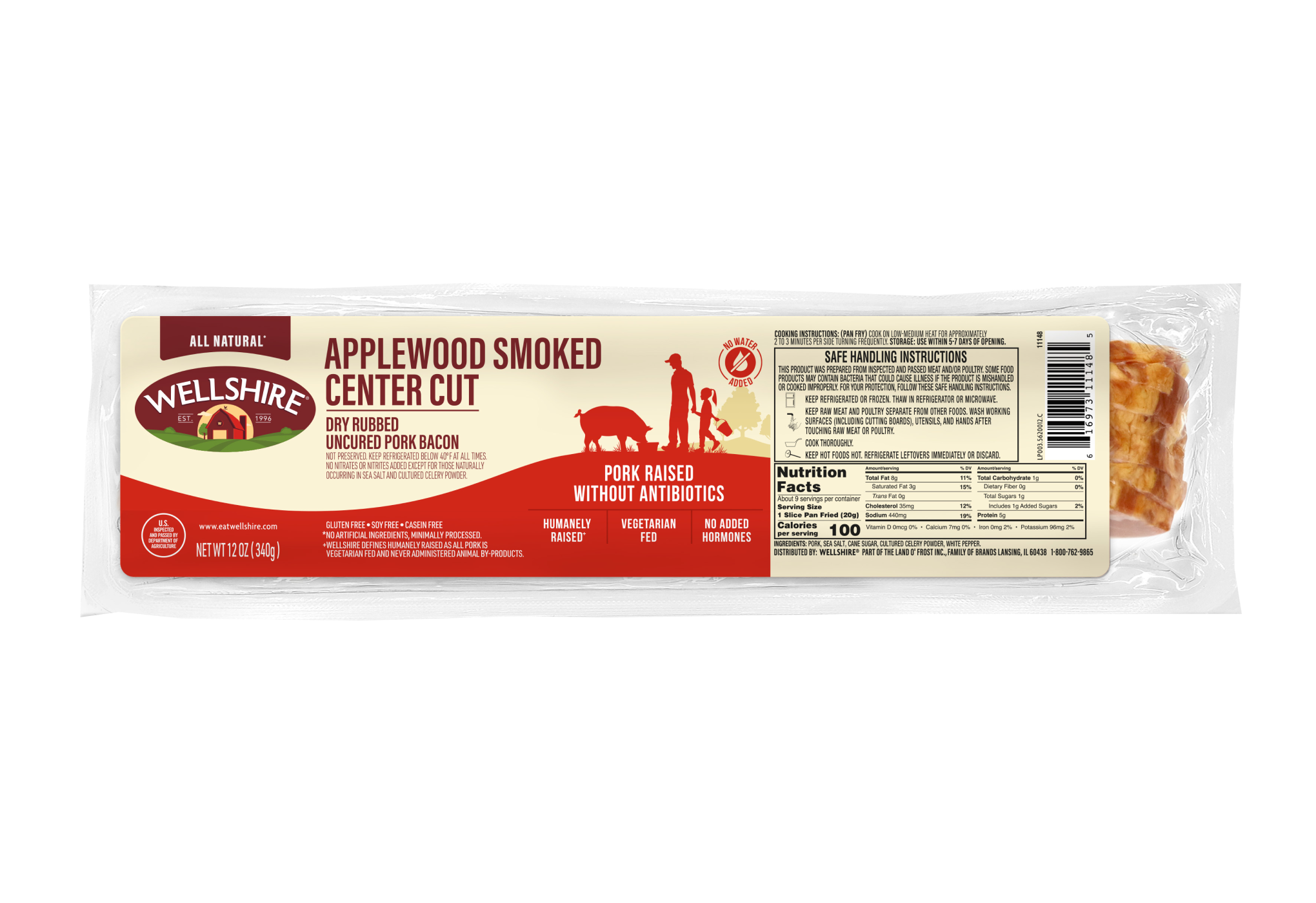 Uncured Bacon | Whole Foods Bacon | Natural Bacon | Wellshire